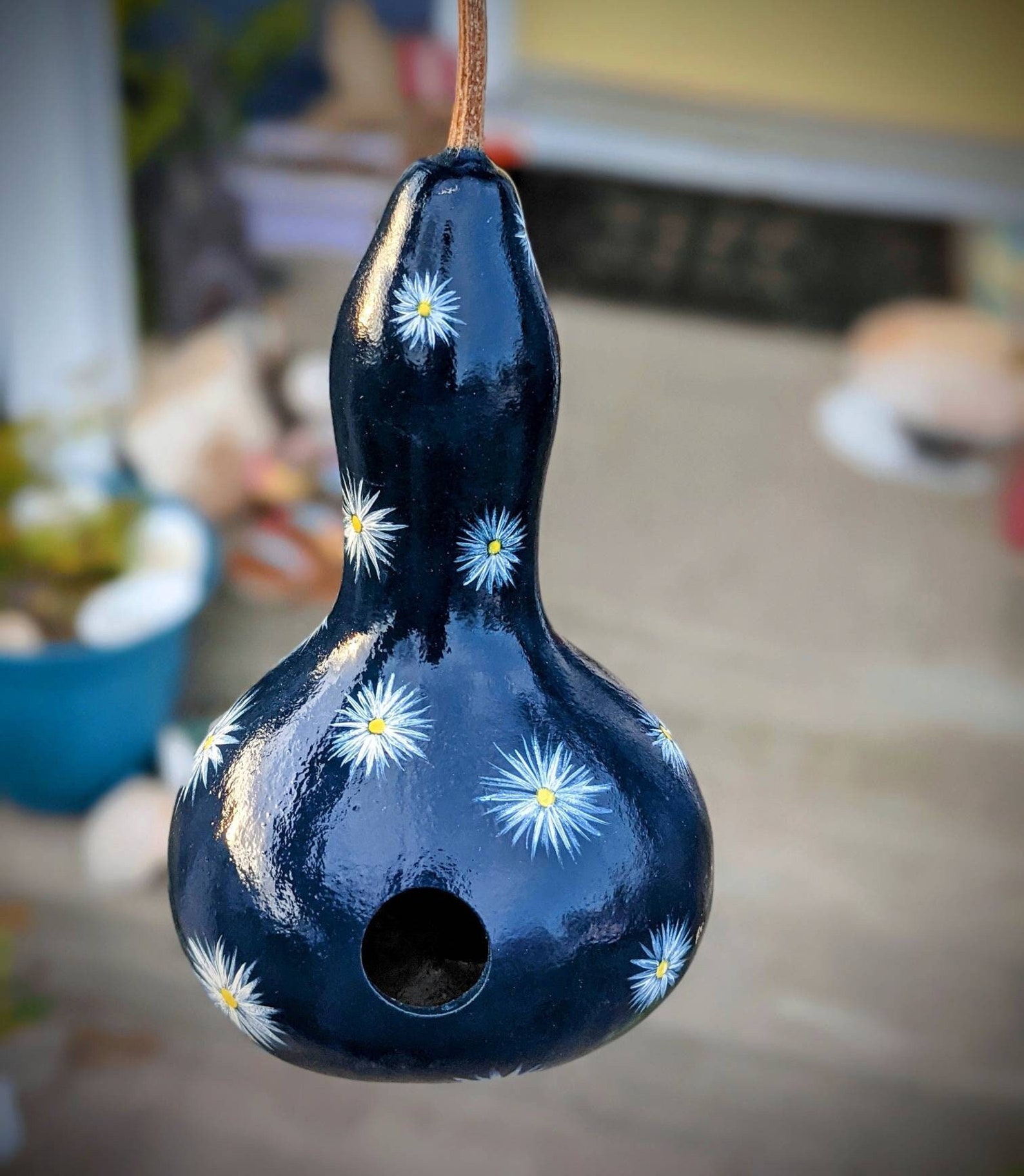 Mini Painted Gourd Decor - Etsy