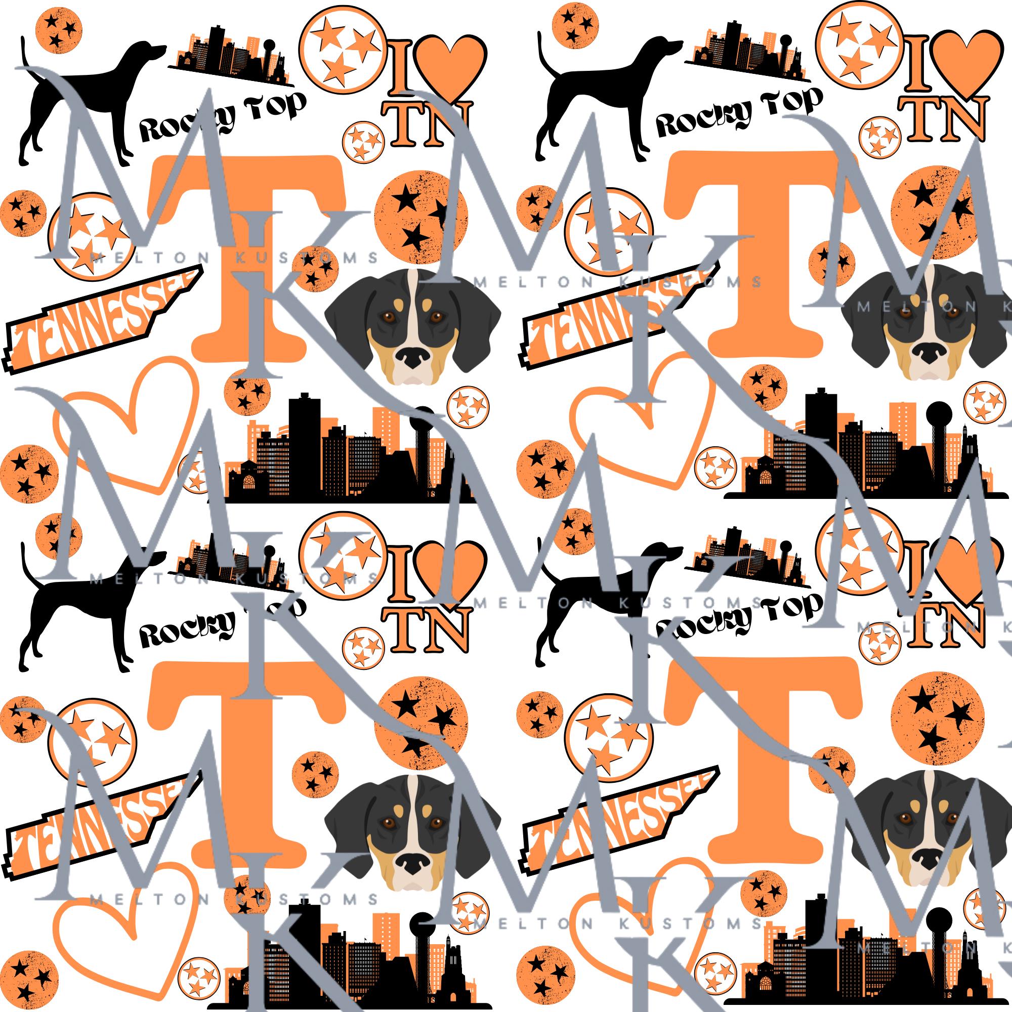 Tennessee Vols Seamless Pattern - Etsy