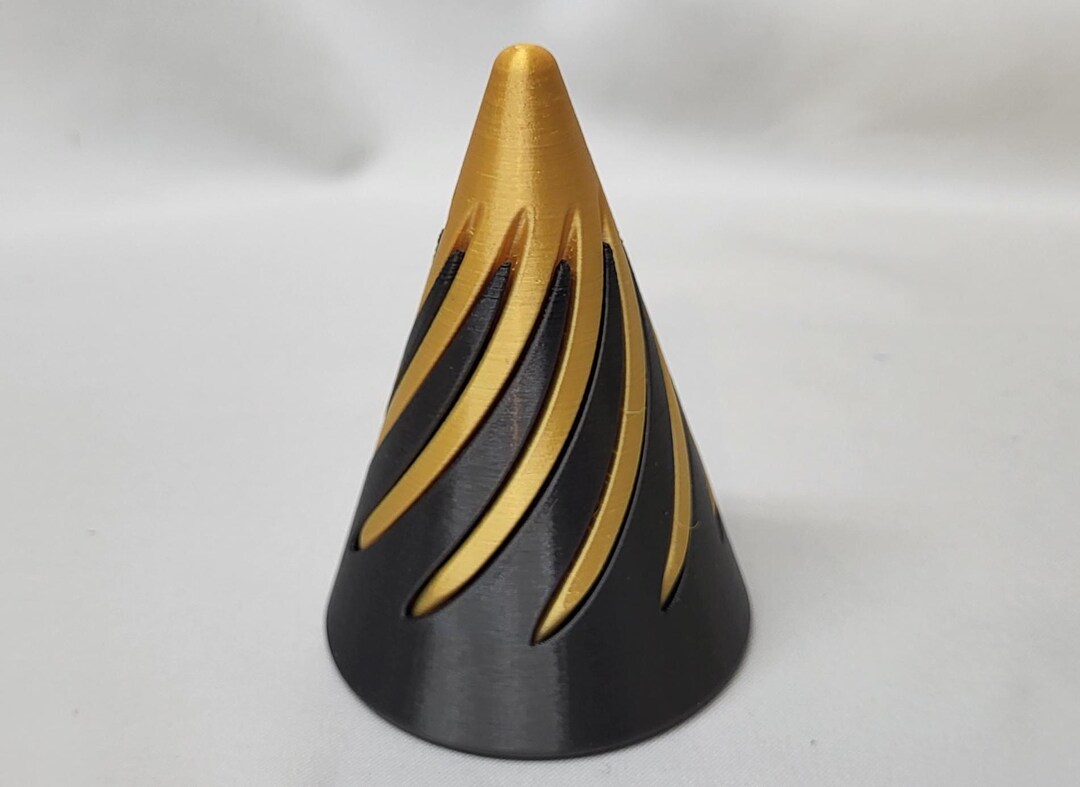 Spiral Cone Fidget Toy – Custom Two-tone Crayon Colors! - Etsy