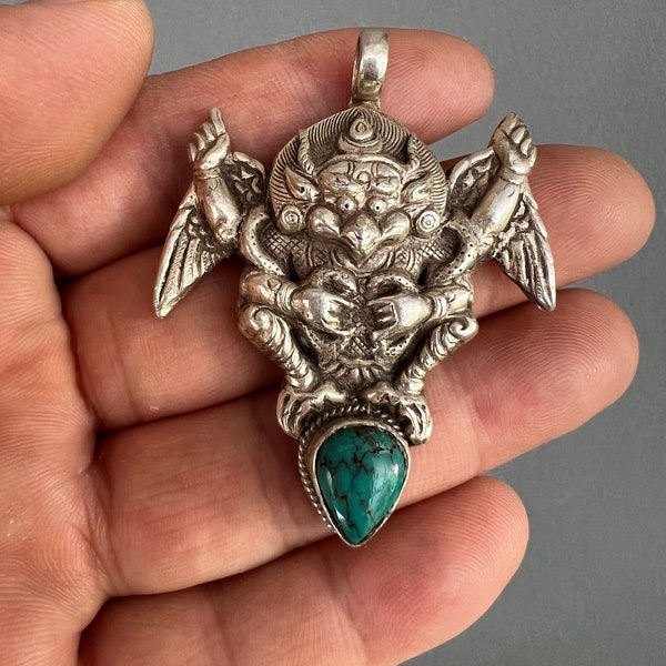 Garuda Pendant - Etsy