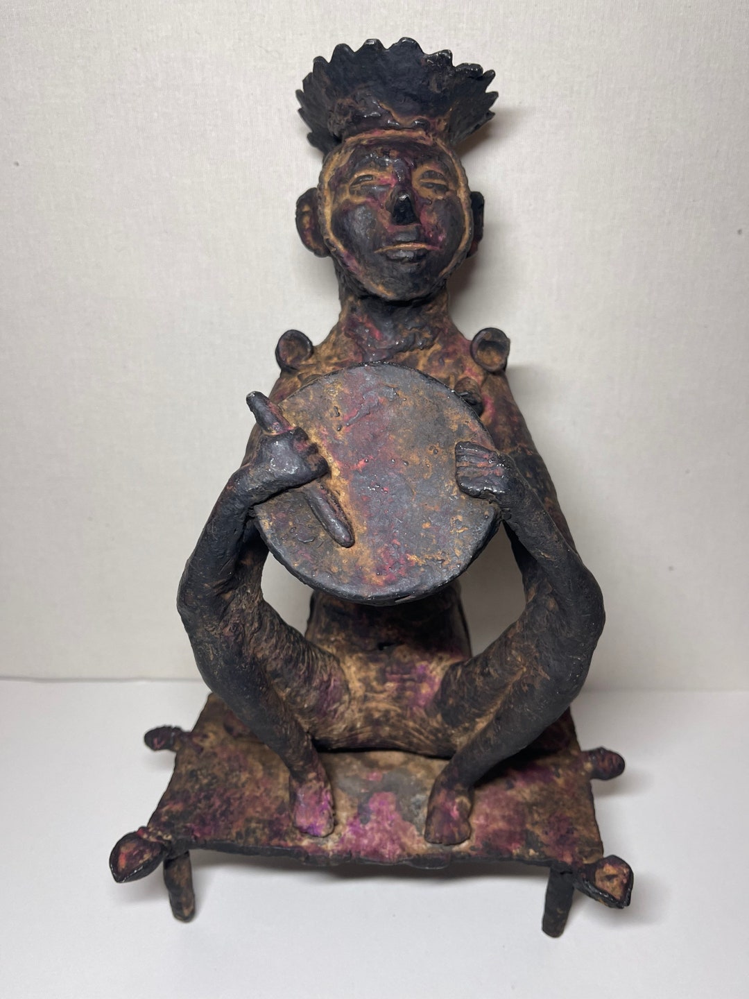 Very Rare Master Piece Antique Primitive Bronze Shaman Ancestor Figure ...