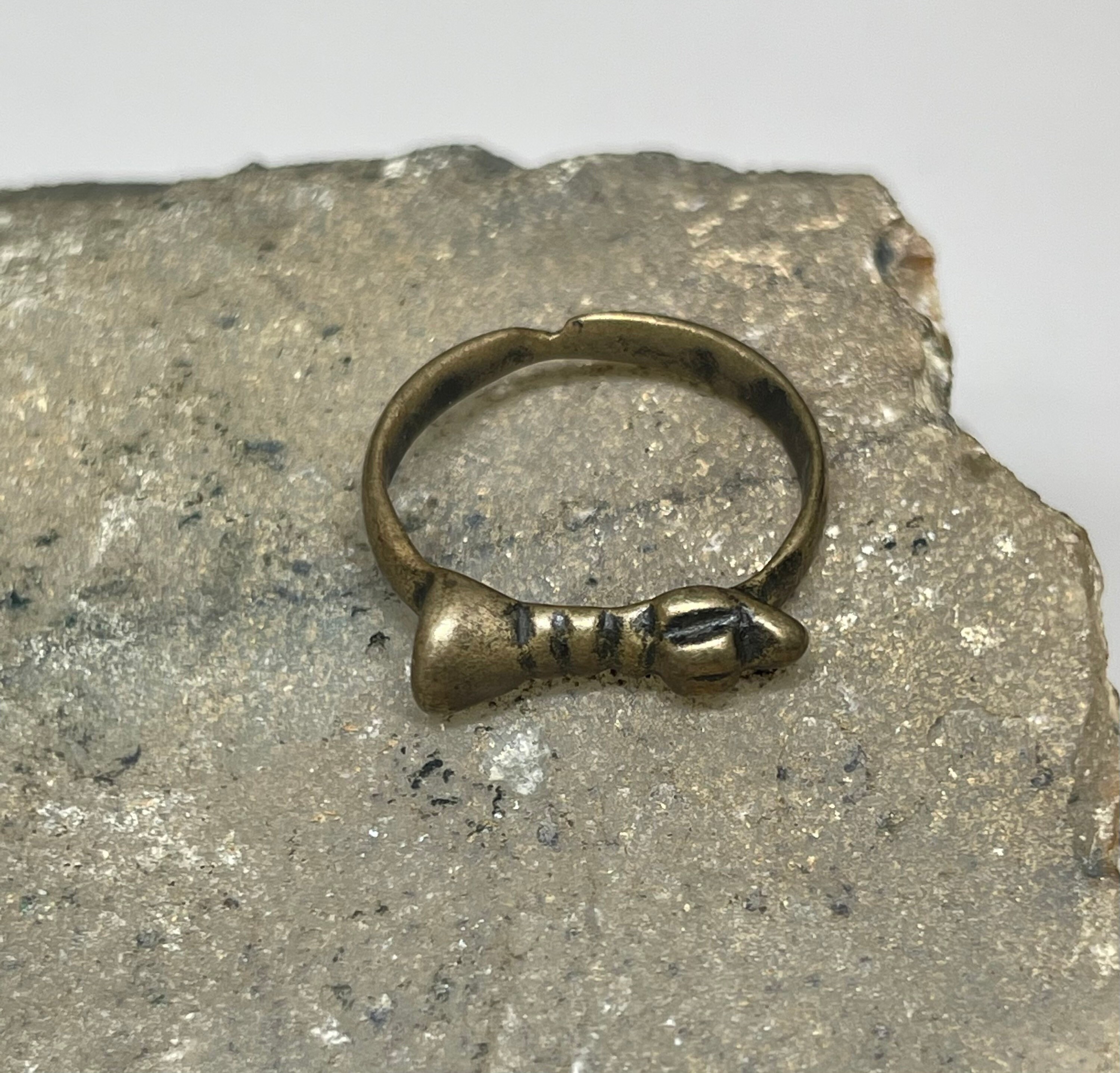 Rare Antique Thokcha Ring a Bell on the Top From Tibet.(ring Size in U ...