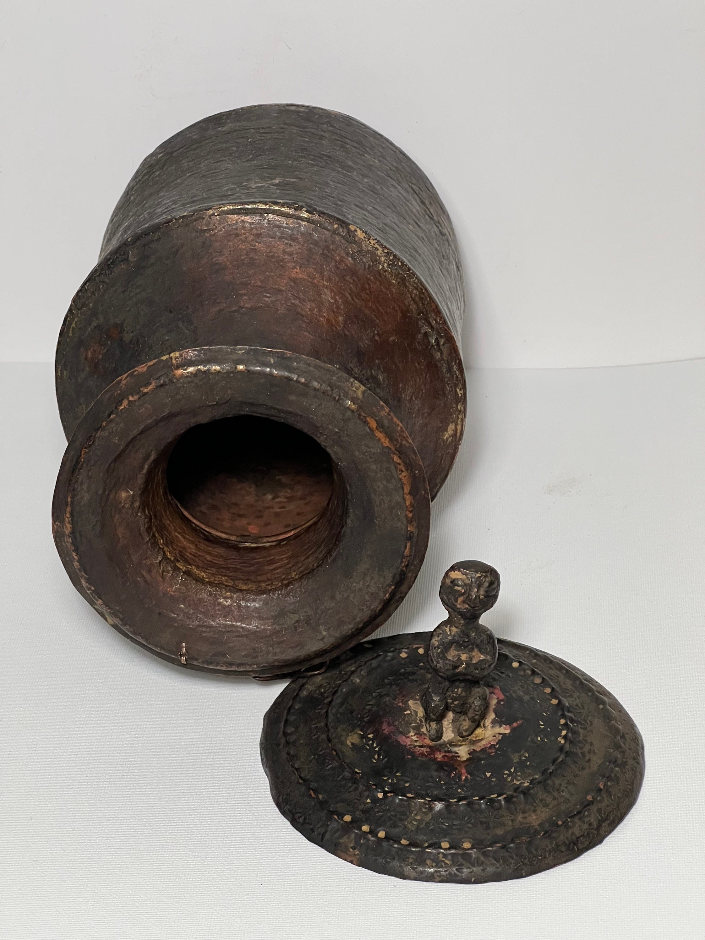 Rare Beautiful Antique Shaman Copper Water Pot gagri With - Etsy