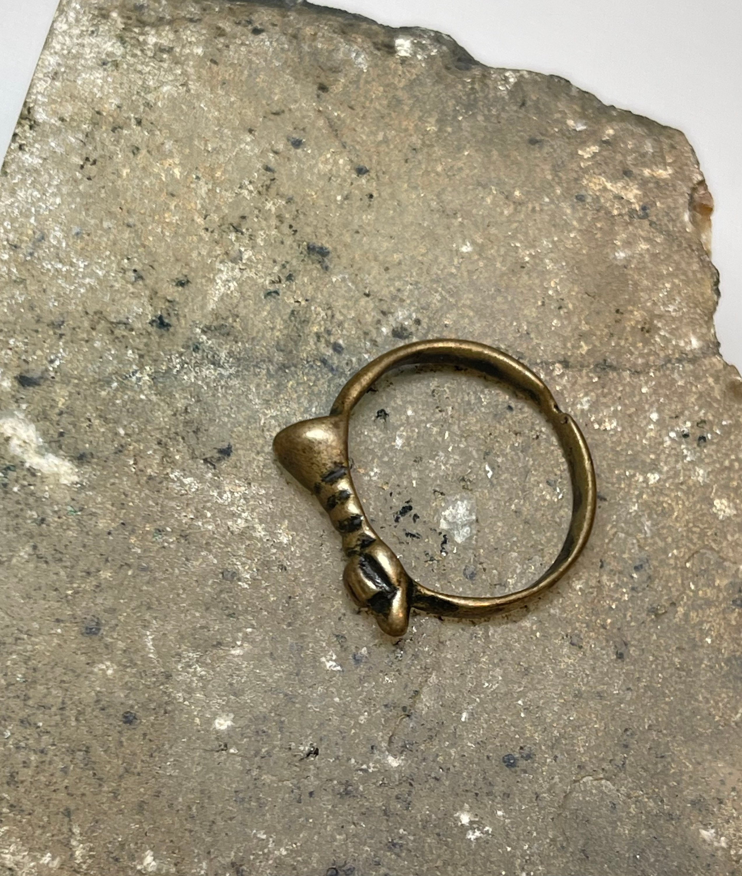 Rare Antique Thokcha Ring a Bell on the Top From Tibet.(ring Size in U ...