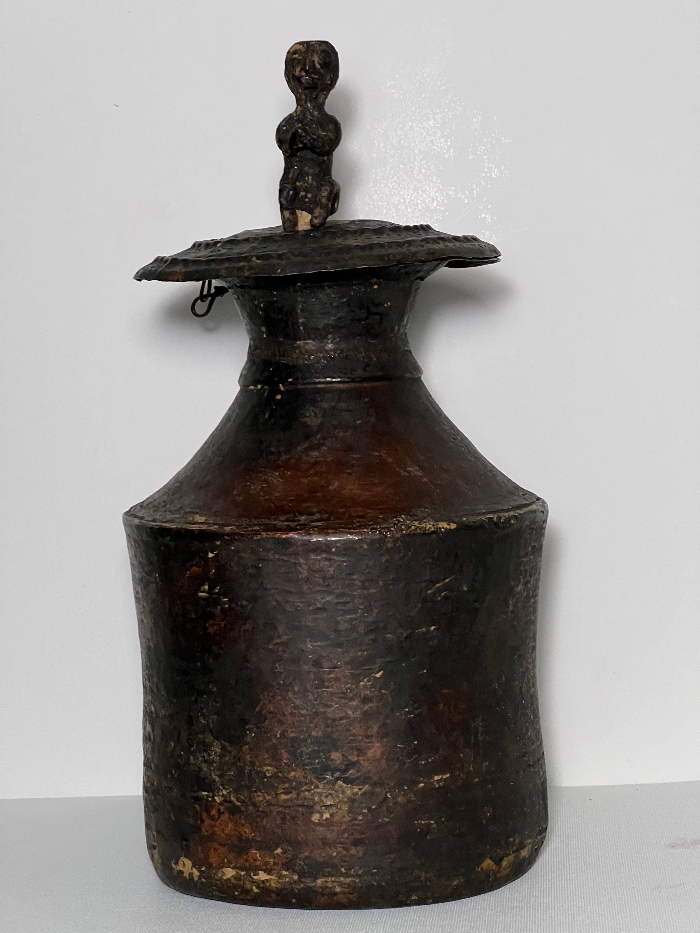 Rare Beautiful Antique Shaman Copper Water Pot gagri With - Etsy