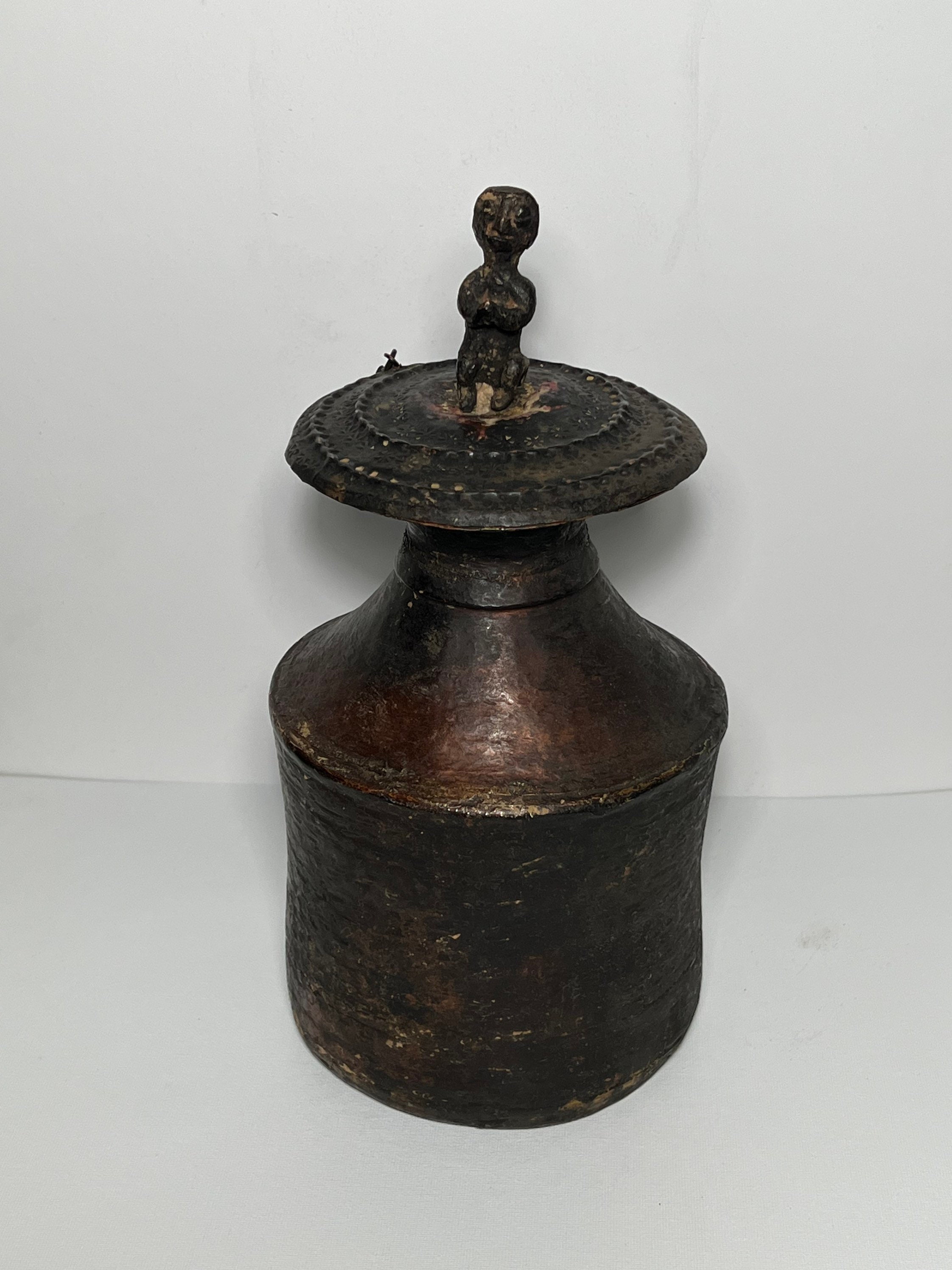 Rare Beautiful Antique Shaman Copper Water Pot gagri With - Etsy