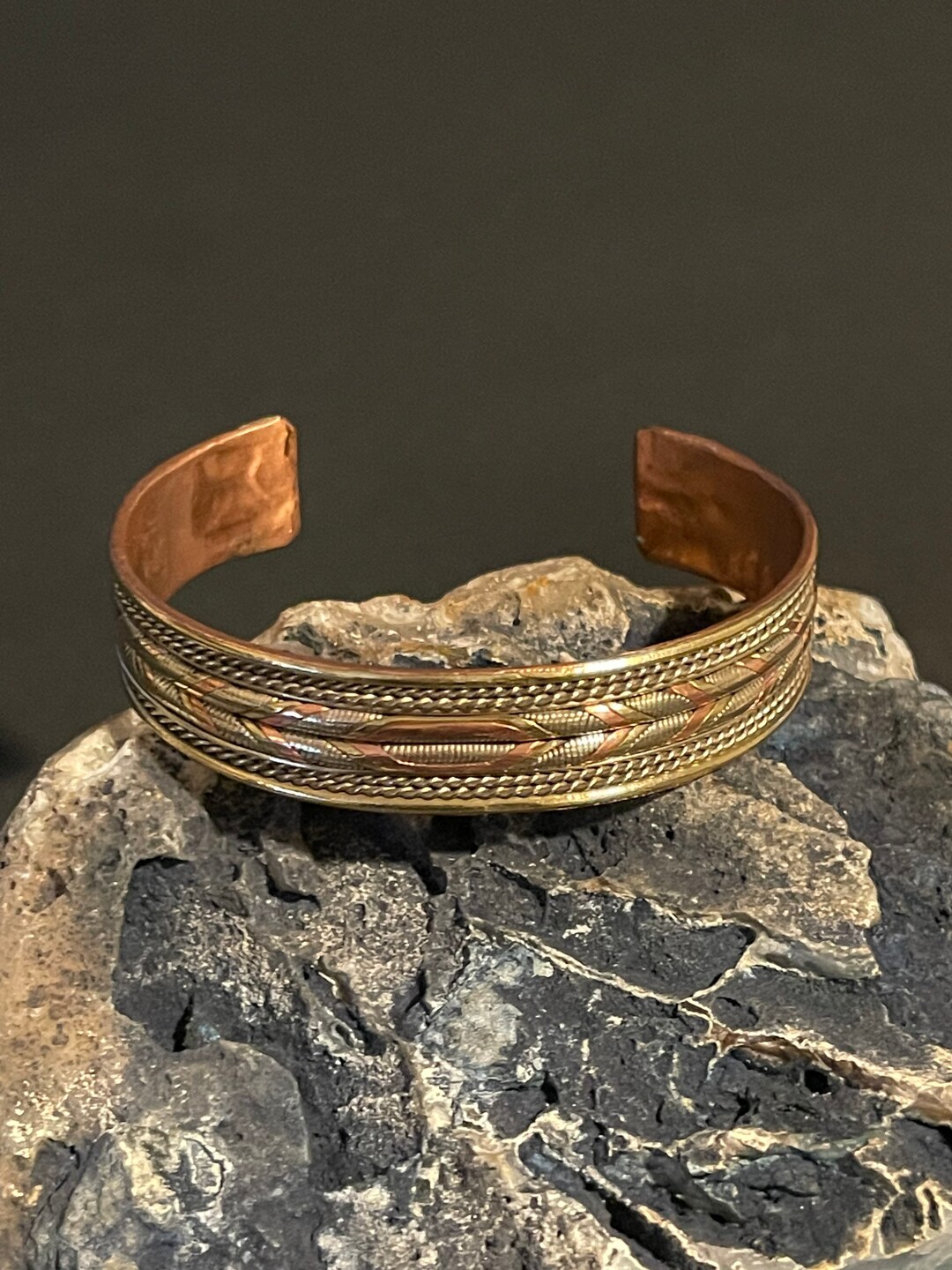 Beautiful Fine Handmade Copper & Brass Healing Braid Cuff Bracelet From ...