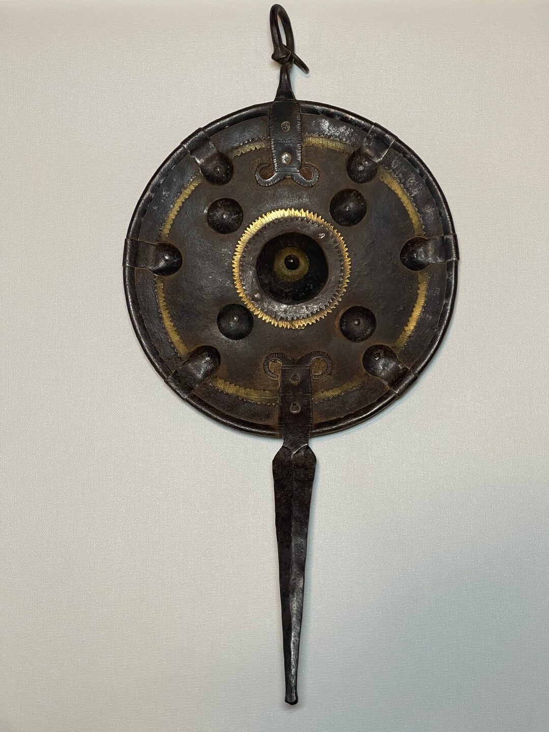 Rare Beautiful / Interesting Antique Tribal Metal Armor Shield (dhal ...