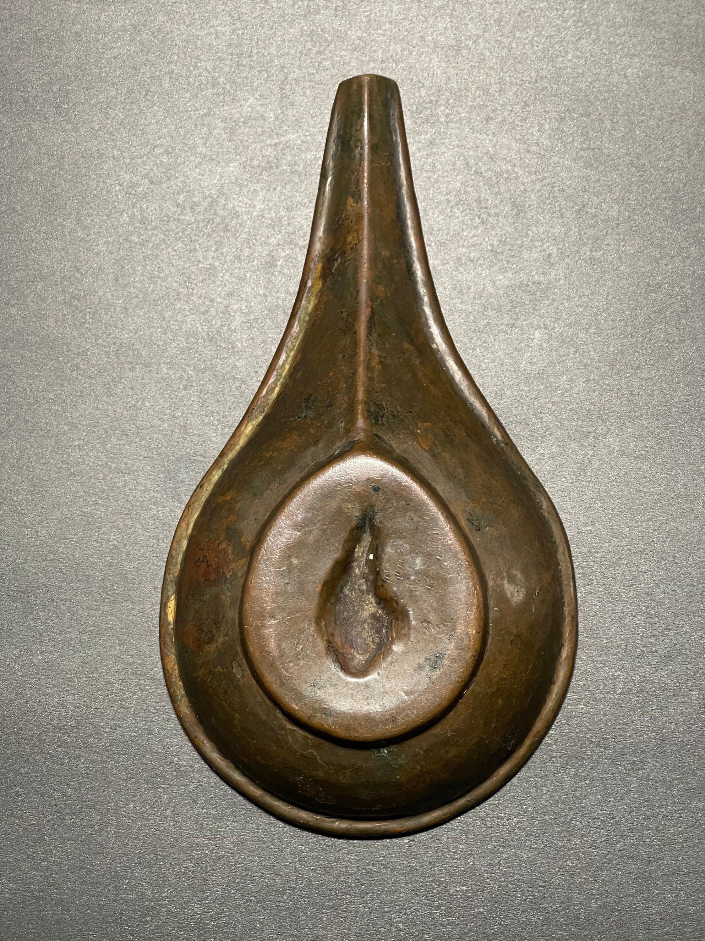 Beautiful Rare Antique Handmade Hindu Portable Copper Yoni Shiva Lingam ...