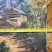 Stunning Hand-painted Acrylic Painting of Mount Dhaulagiri & Village ...
