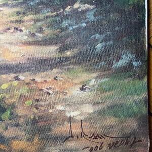 Stunning Hand-painted Acrylic Painting of Mount Dhaulagiri & Village ...