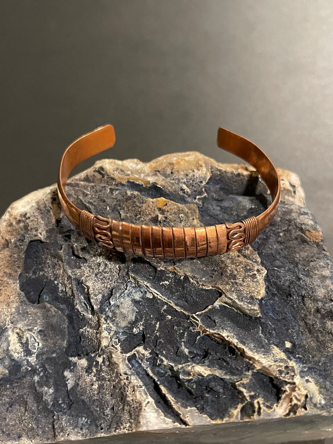Beautiful Handmade Copper Healing Cuff Bracelet With Interesting ...