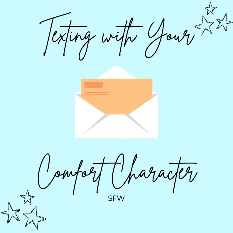 Texting With Your Comfort Character - Etsy