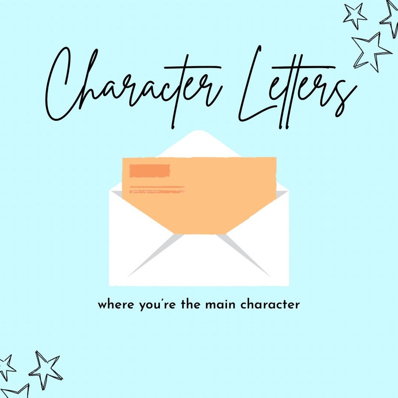 Comfort Character Custom Letters digital - Etsy