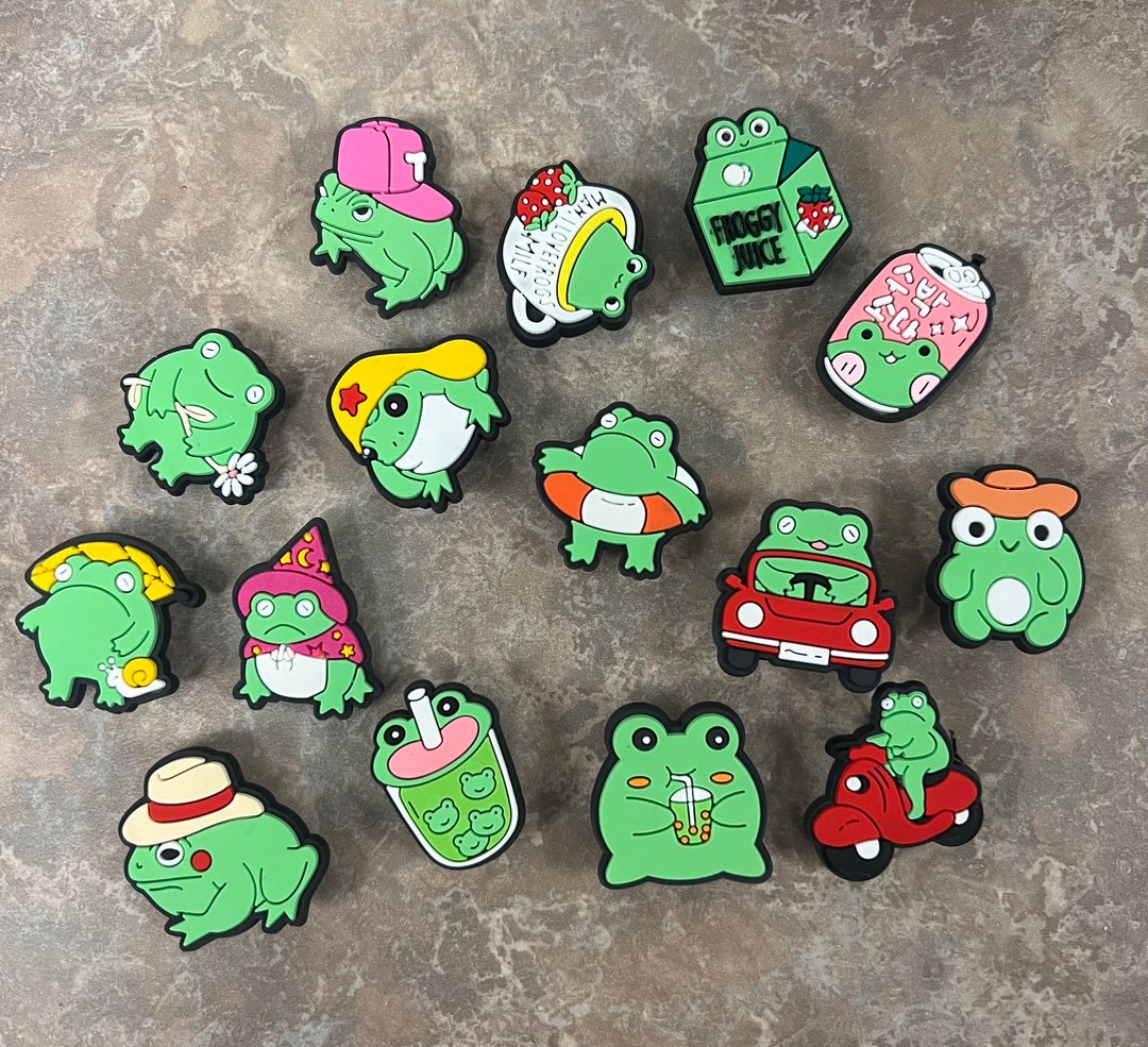 Frog Croc Charms - Etsy
