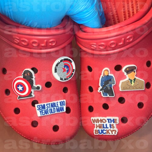 Superhero Inspired Croc Charms Character Inspired Croc - Etsy