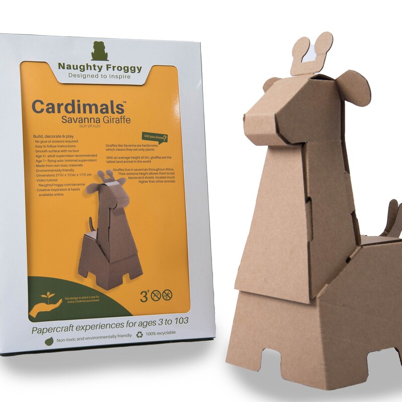 Cardboard Crafts Kit - Etsy