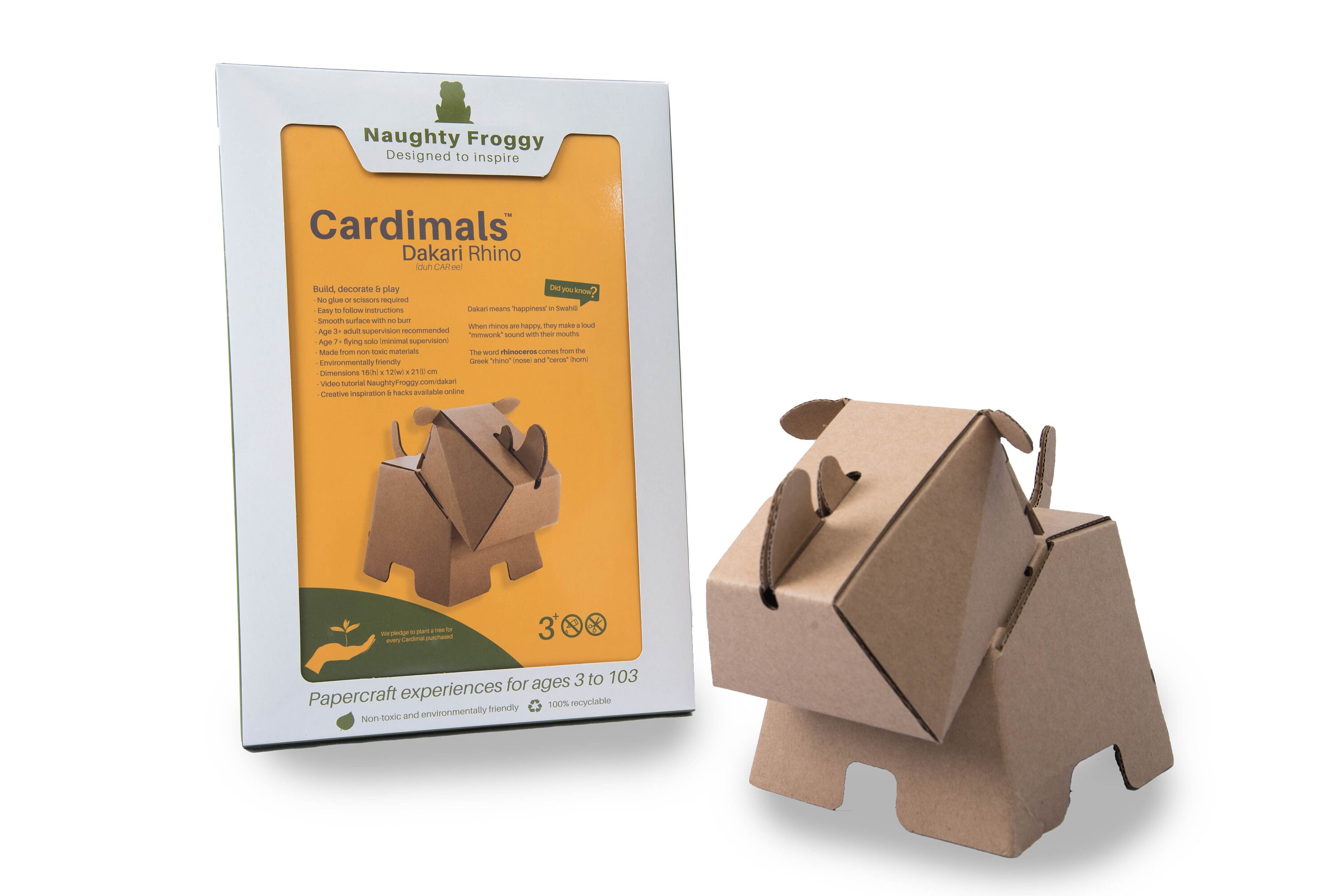 Cardimals African Trio Cardboard Animals, Cardboard Craft, Cardboard ...