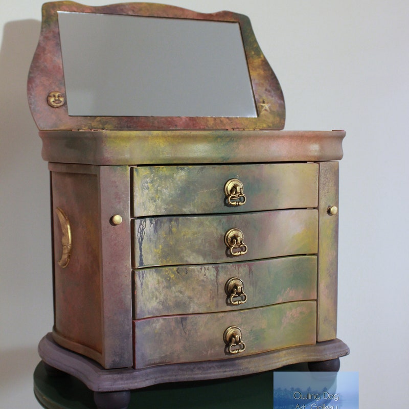 Hand Painted Jewelry Box - Etsy