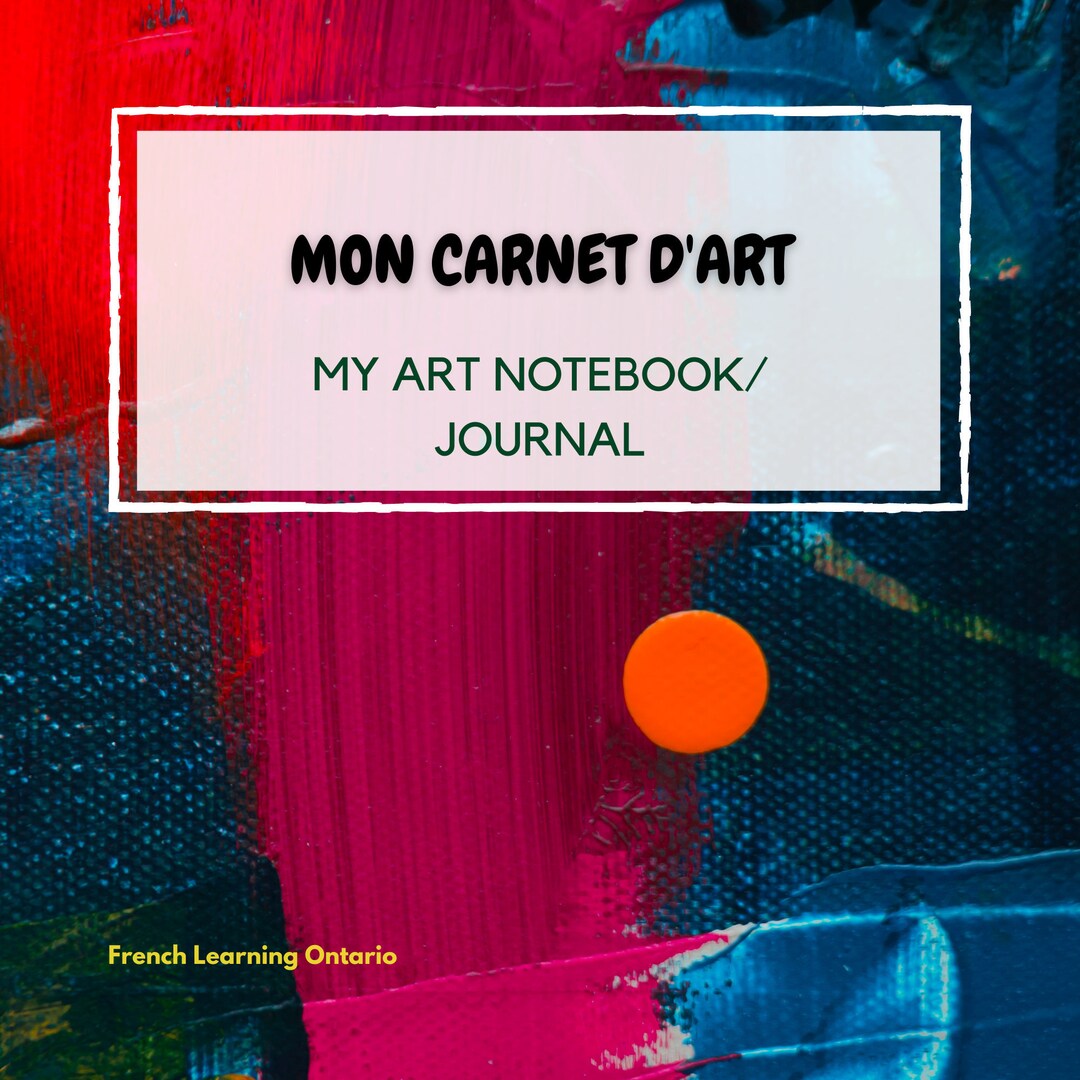 Carnet D'art Art Notebook/ Journal - Etsy