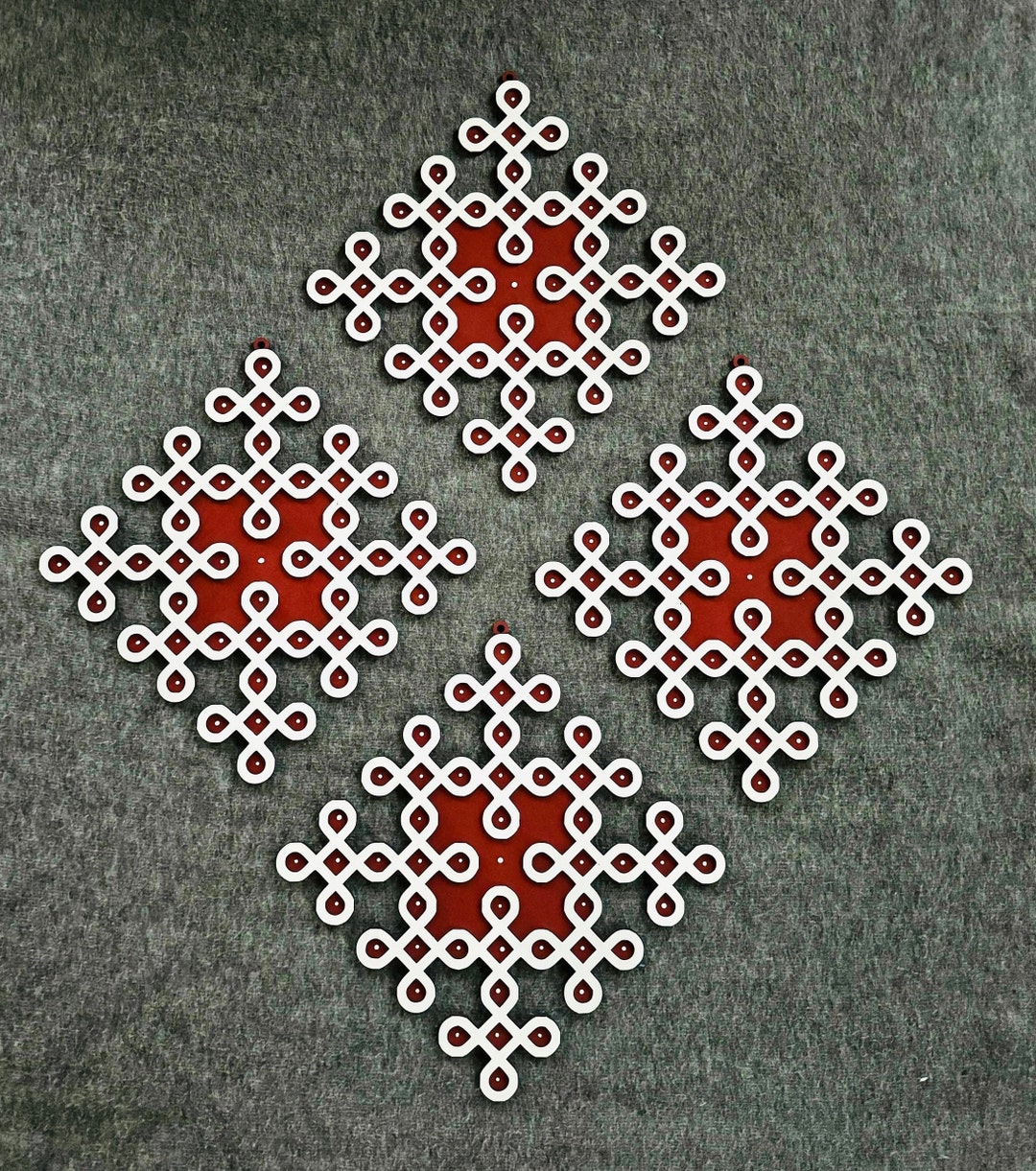 Wood Muggu Cutouts /rangoli Die Cutouts/kolam Decor/indian Festive ...