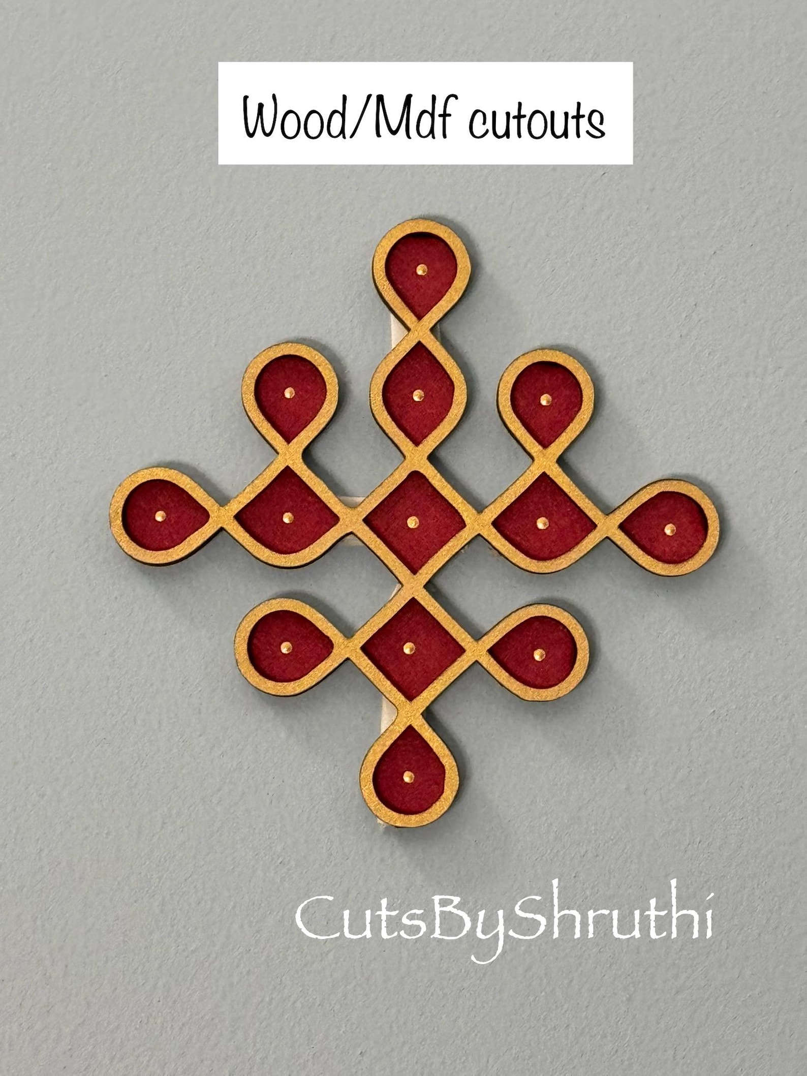 Wood Muggu Cutouts /rangoli Die Cutouts/kolam Decor/indian Festive ...