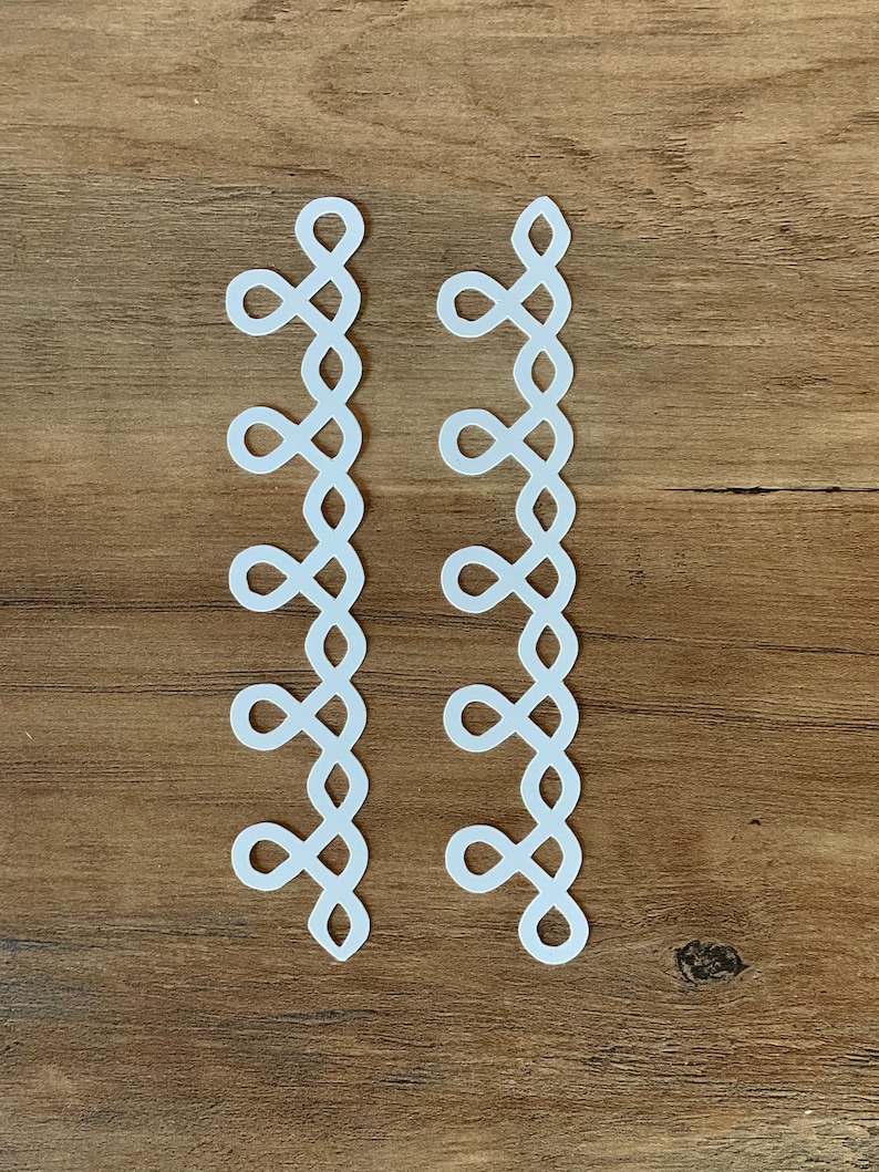 Muggu Border Cardstock Cutouts/rangoli Border for - Etsy