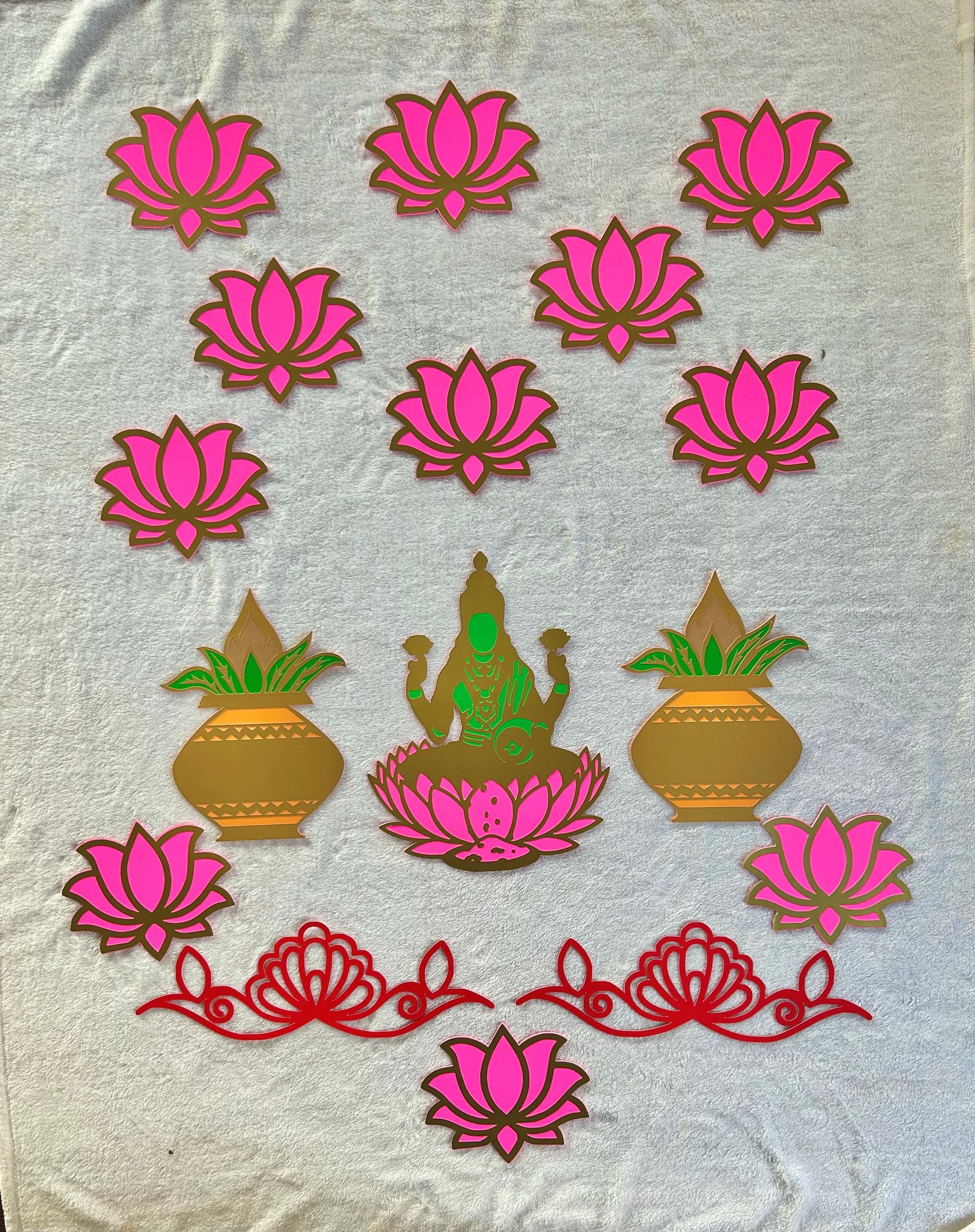 Varalakshmi/ Lakshmi Devi Cutouts/ House Warming/ - Etsy