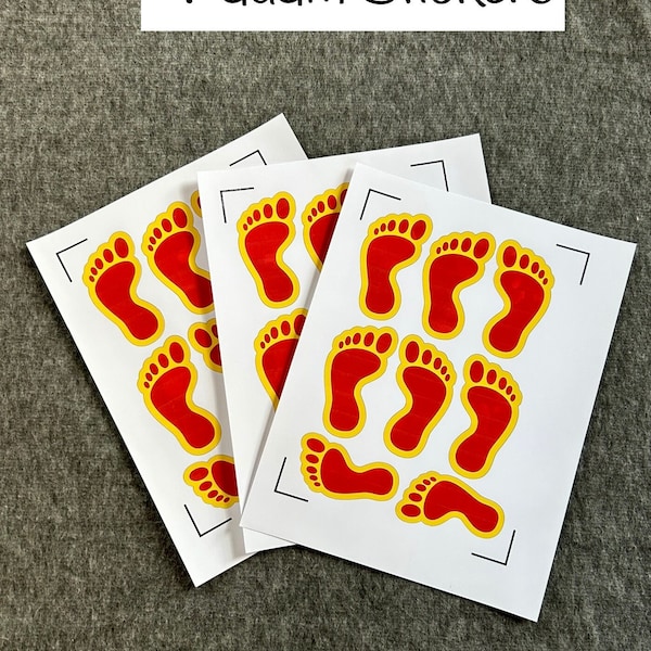 Lakshmi Feet Stickers - Etsy