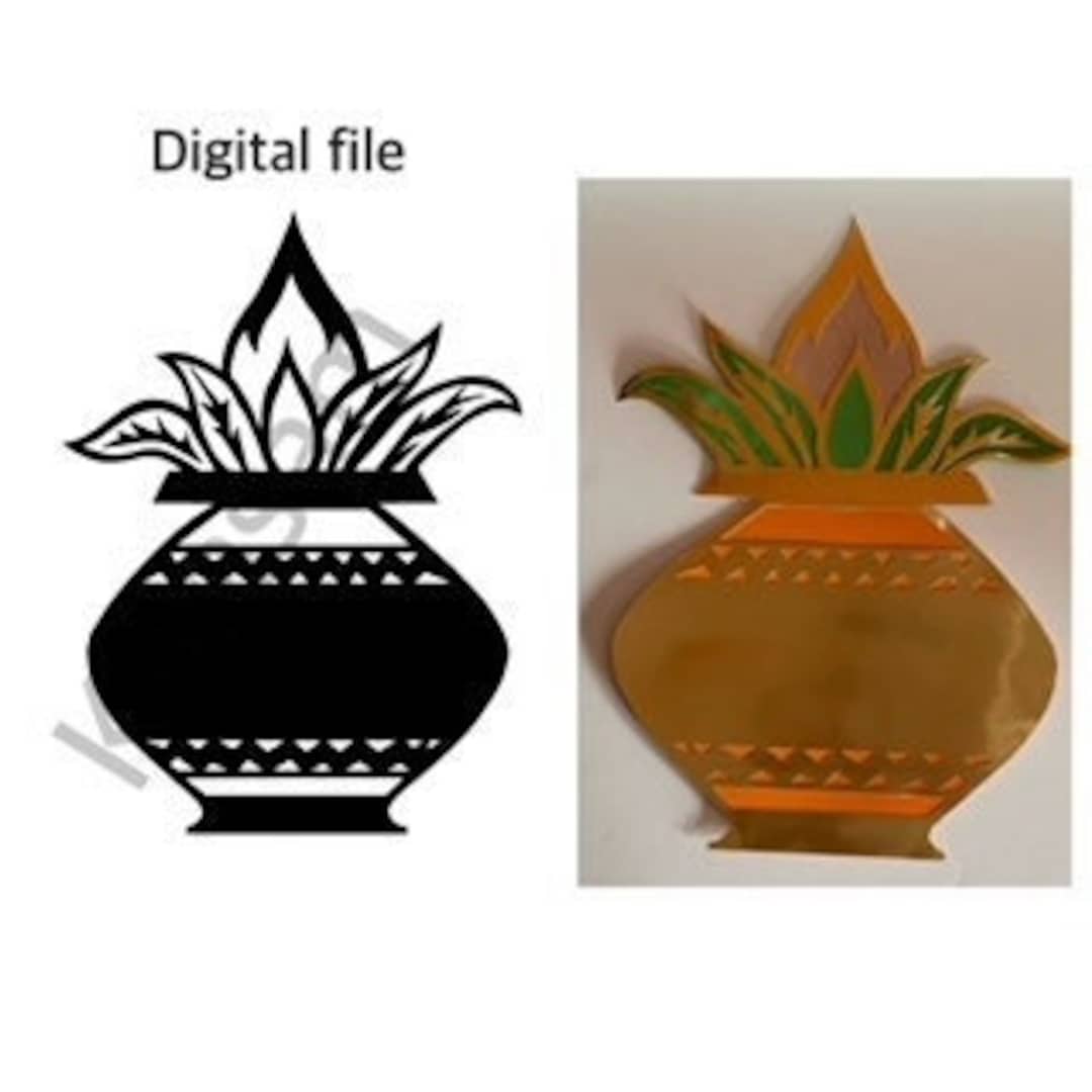 Kalasam/kalash House Warming/gruhapravesam Decor/indian Decor/digital ...