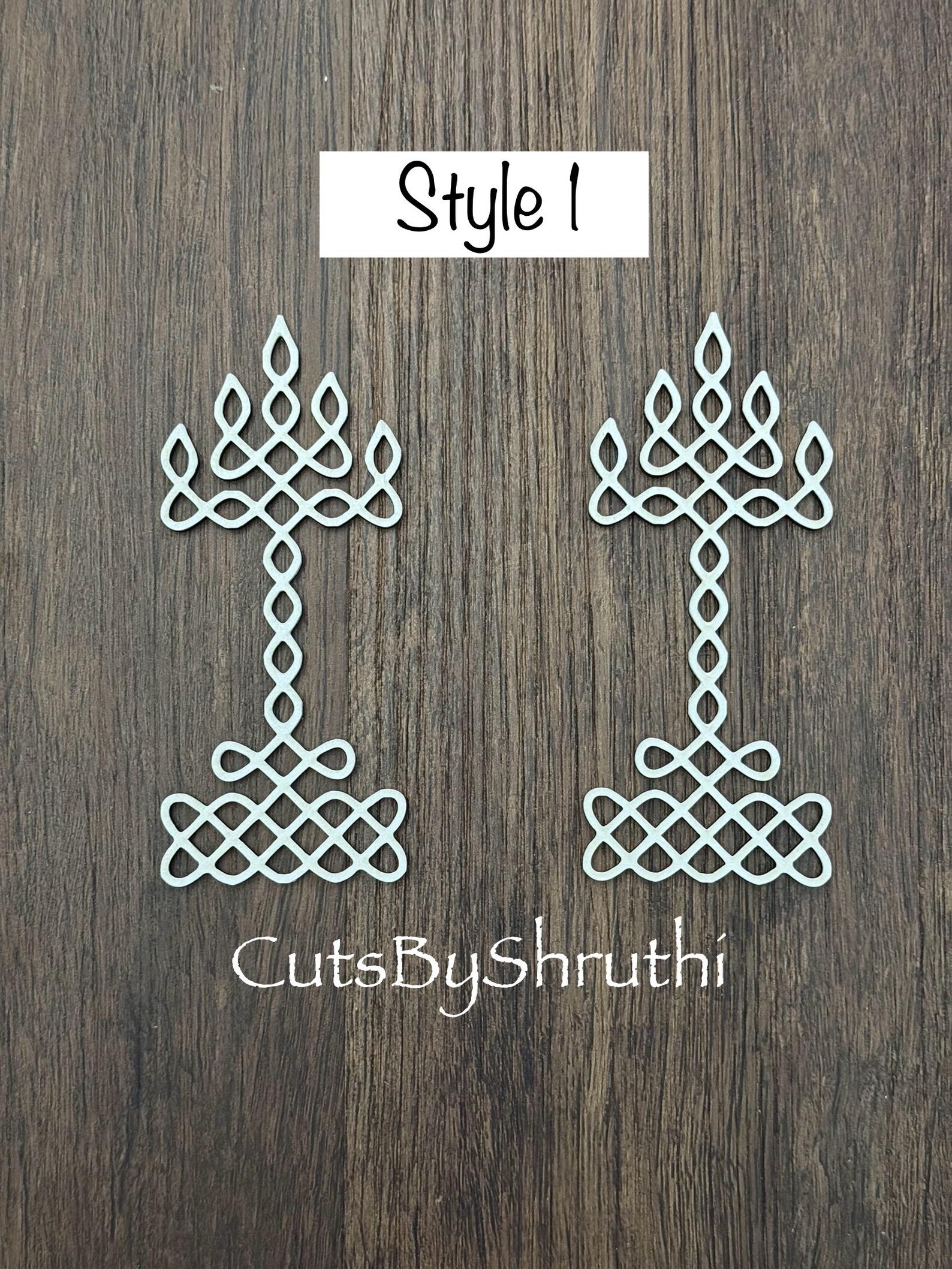 Wood Muggu Deepam Cutouts/rangoli Border for Shivarathri/gruhapravesh ...