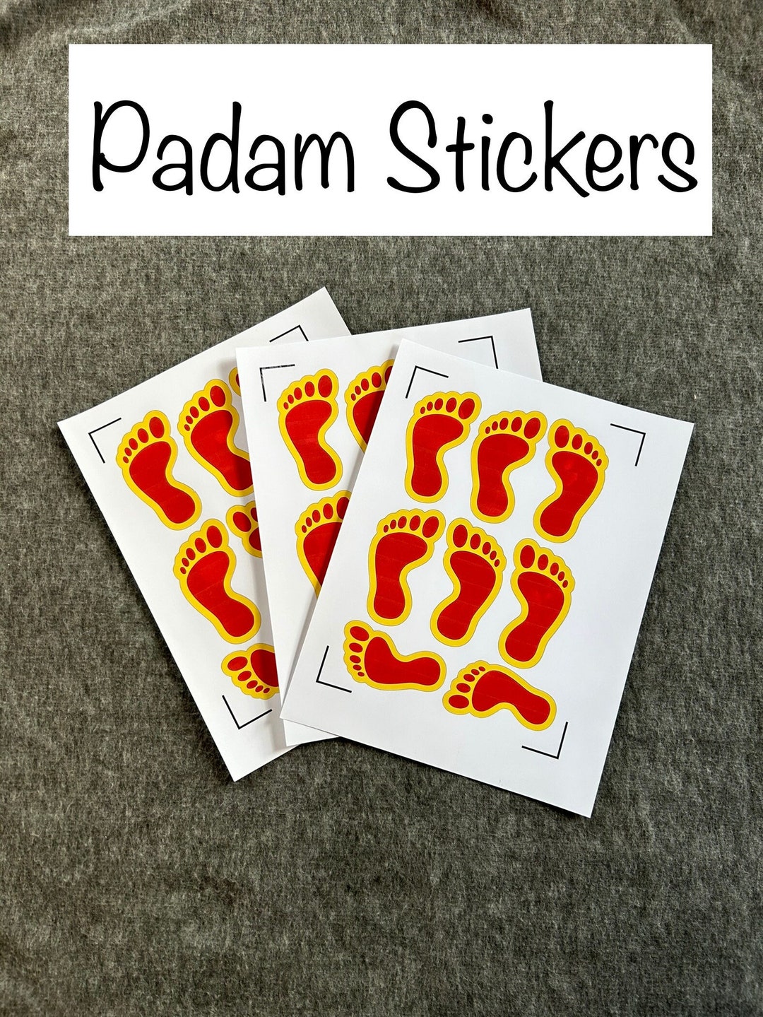 Krishna Padam Stickers /indian Pooja Decor/ Seemantham/lakshmi - Etsy