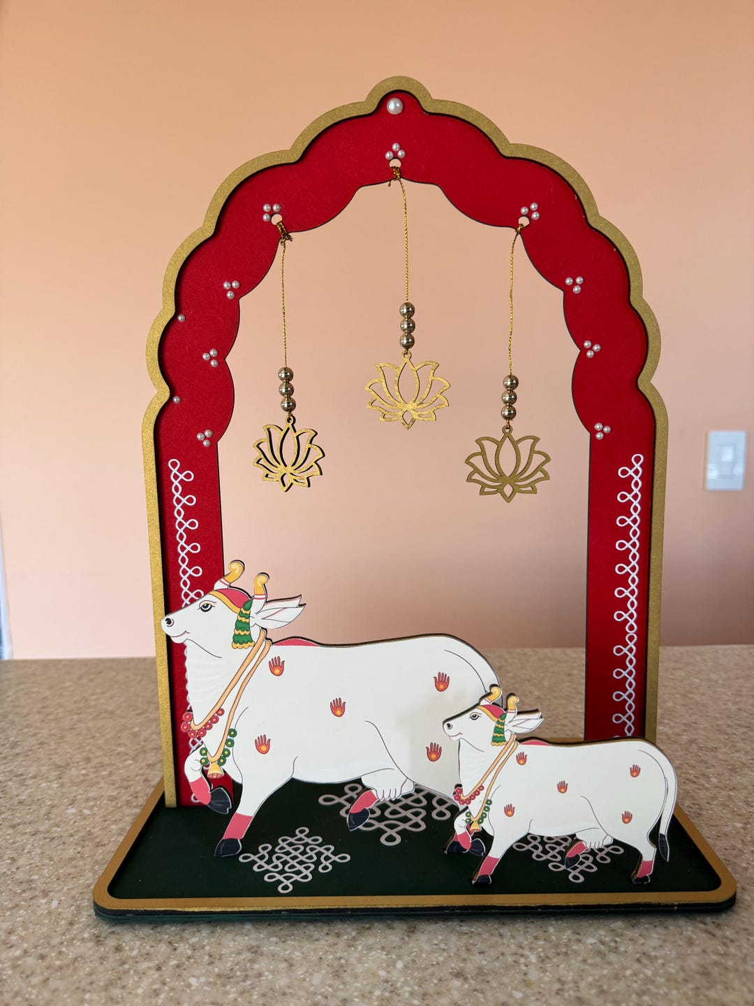 Wood Pichwai Cutouts /rangoli Die Cutouts/kolam Decor/indian Festive ...