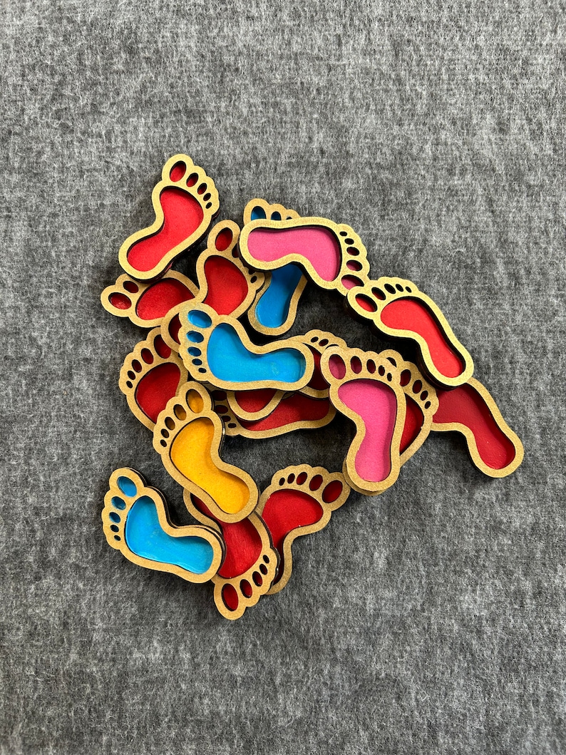 Wood Krishna Padam Cutouts /indian Pooja Decor/ Seemantham/lakshmi Pada ...