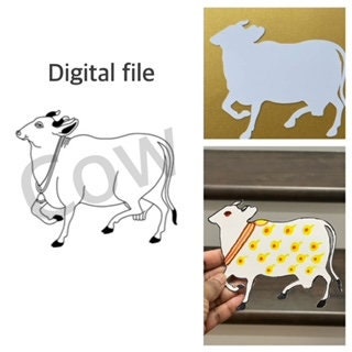 Pichwai Cow Digital File for Cricut Cut File Png Svg - Etsy