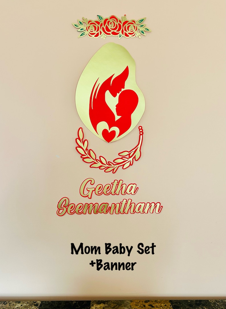 Seemantham Decor+name Banner/baby Shower Decor/valaikaappu/godh Bharai ...