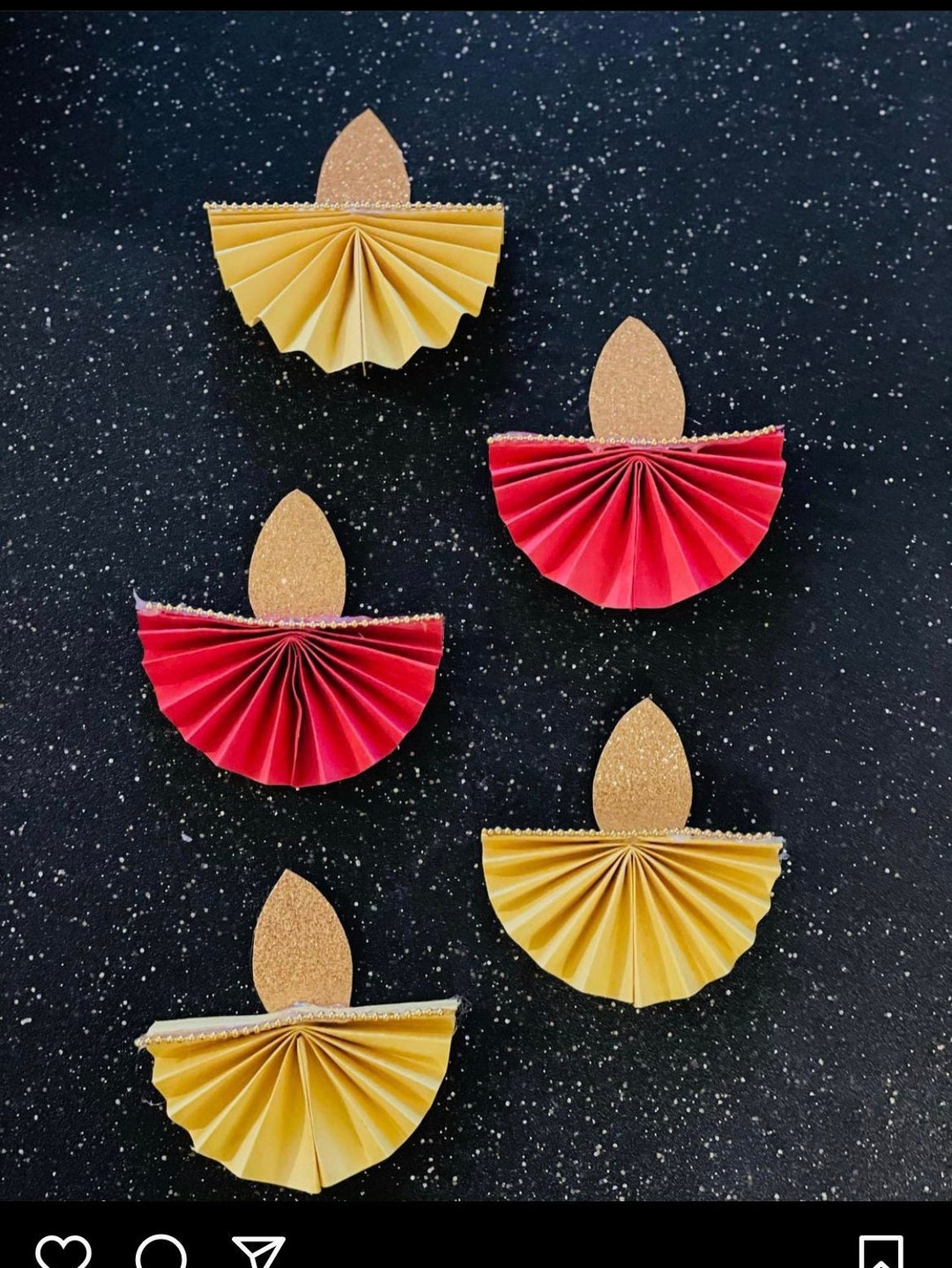 Diwali Cardstock Diya Decor for Diwali /housewarming/pooja Decorations ...