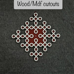 Wood Muggu Cutouts /rangoli Die Cutouts/kolam Decor/indian Festive ...