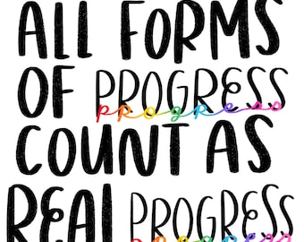 This Year's Progress Art Print - Etsy UK