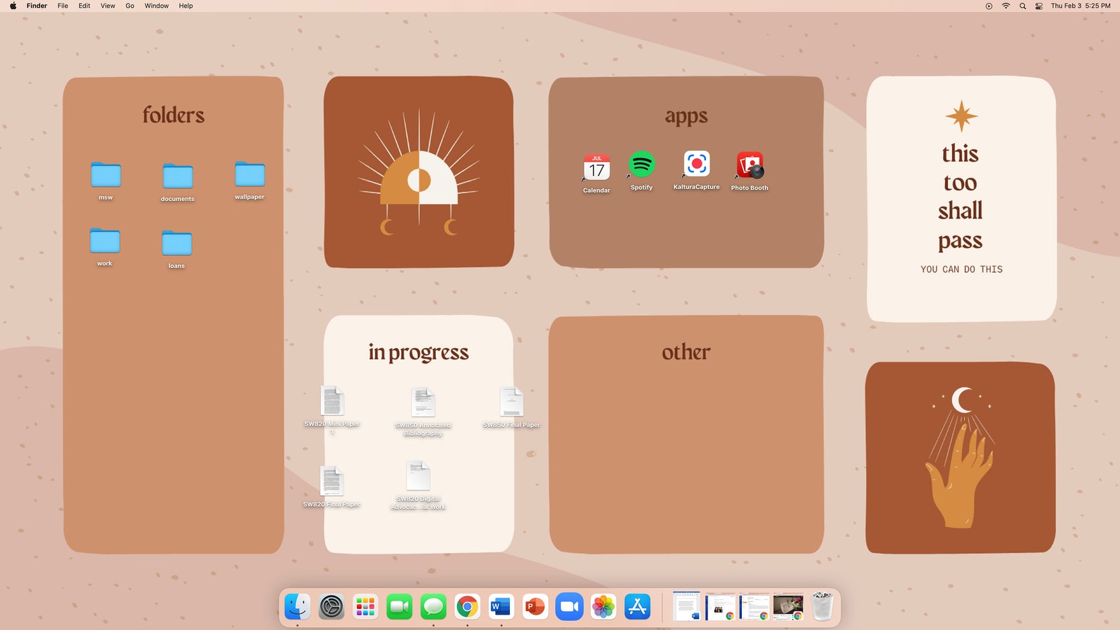 Boho Desktop Organizer Wallpaper - Etsy