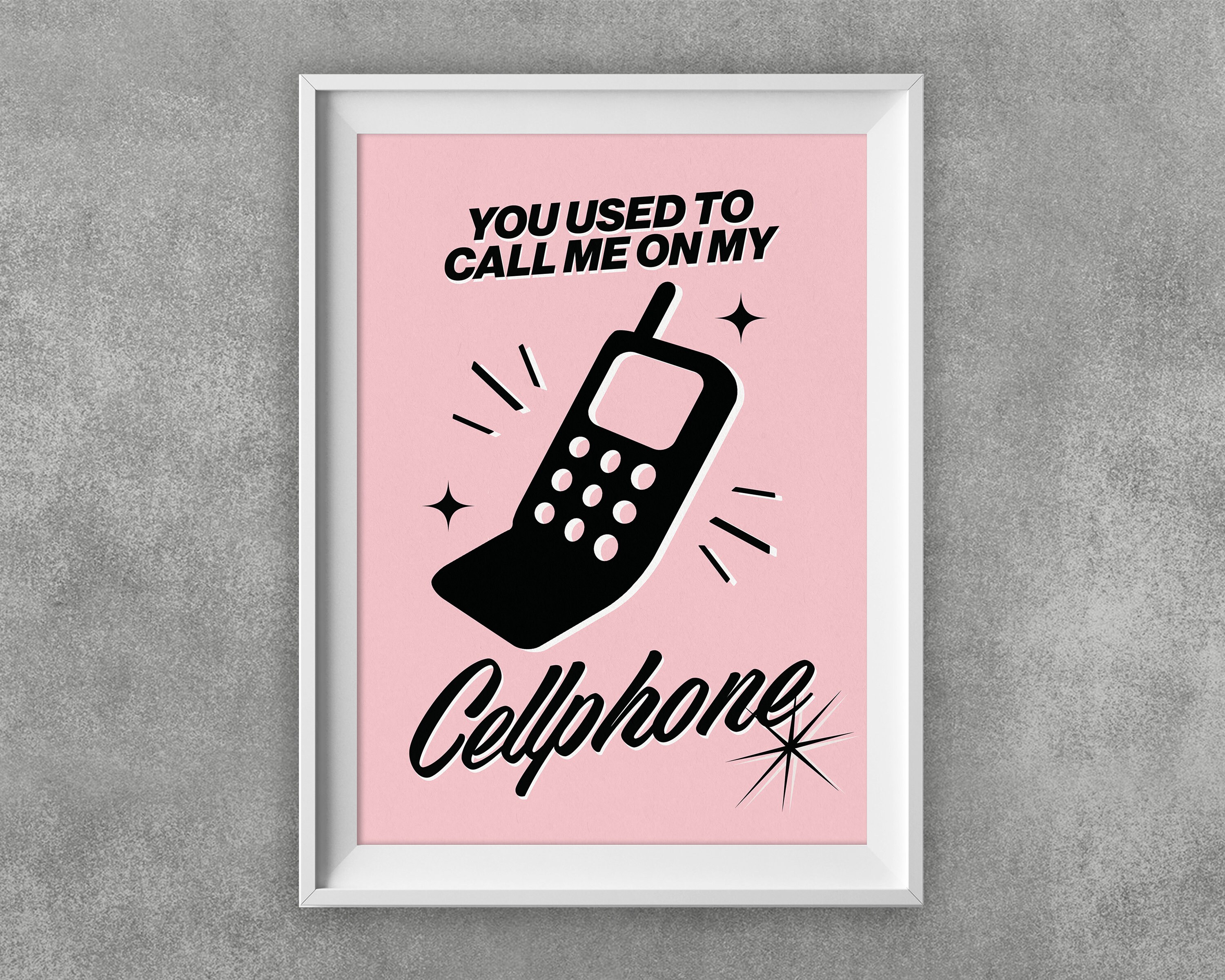 Drake You Used to Call Me on My Cellphone Rap Hip Hop - Etsy