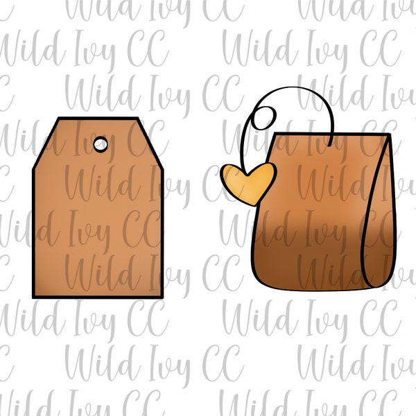 Tag Cookie Cutter - Etsy