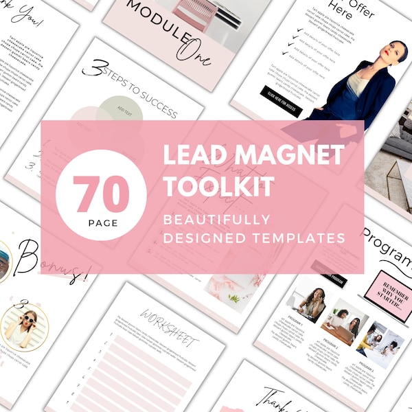 Lead Magnet Template - Etsy