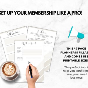 Membership Business Planner, Membership Strategy, Subscription Tracker ...