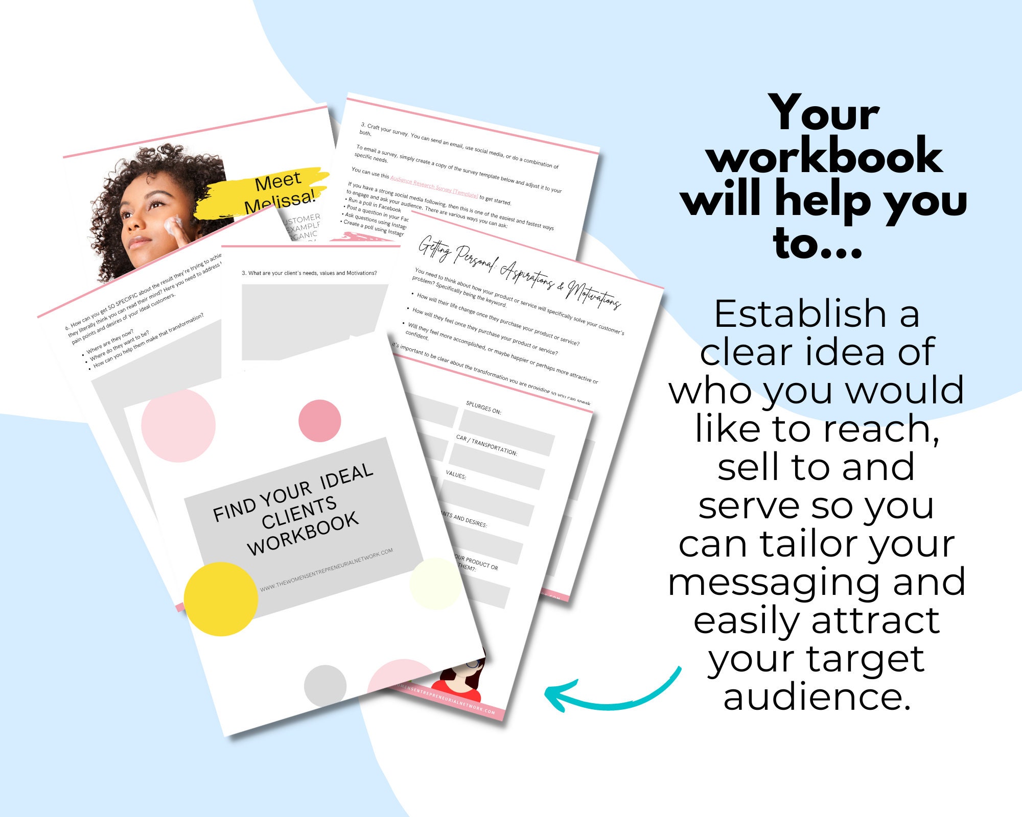 Ideal Customer Workbook Target Audience Workbook Find Your Ideal ...
