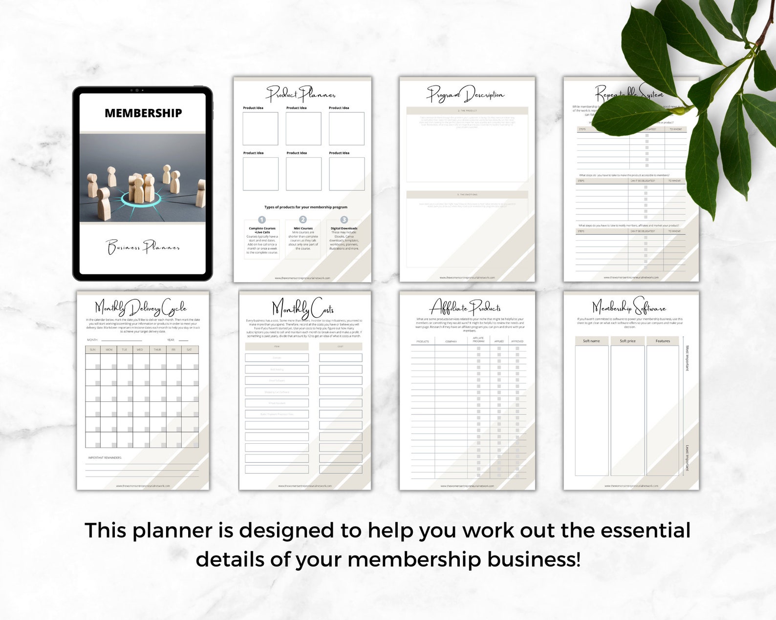 Membership Business Planner, Membership Strategy, Subscription Tracker ...