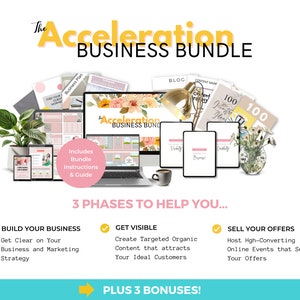 Small Business Starter Kit, Business Plan, Social Media Kit, Content ...