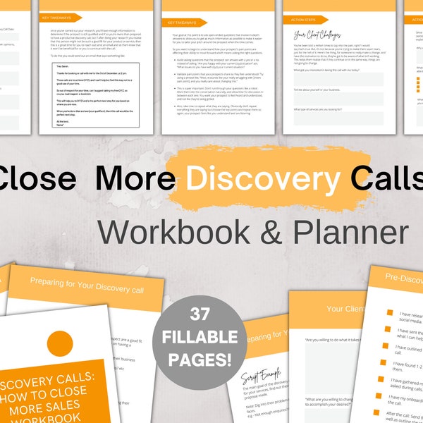 Discovery Call Template - Etsy