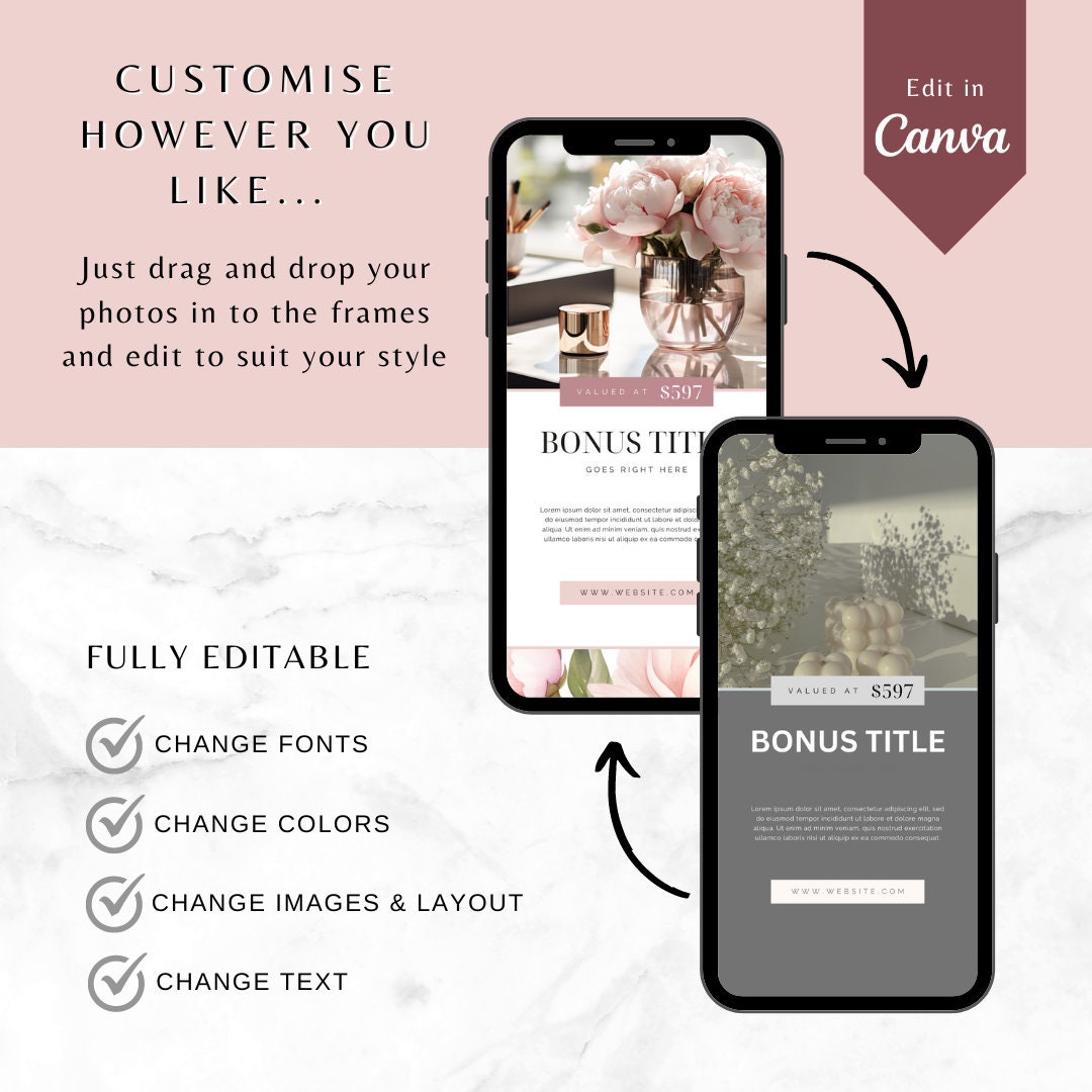 Instagram templates for Faceless digital Marketing and digital products ...