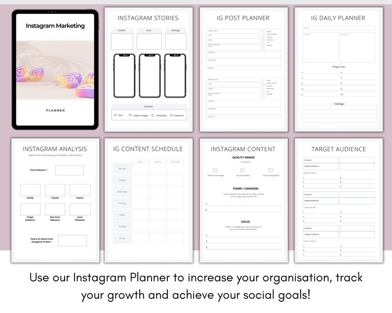 Entrepreneur Instagram Booster Kit Instagram Bundle - Etsy
